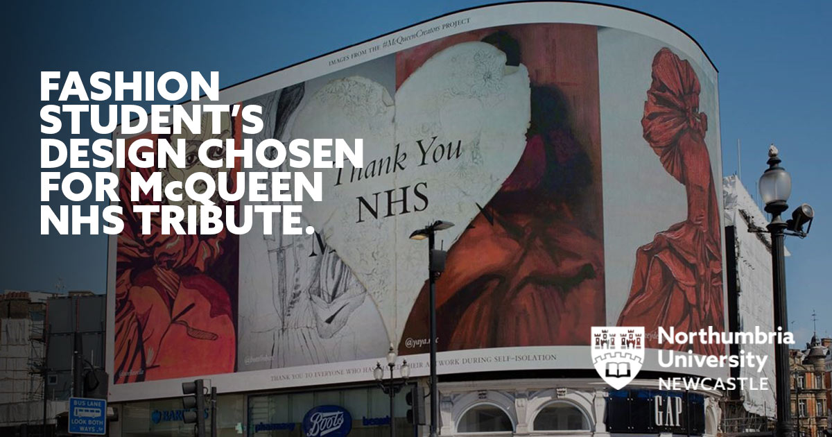 Student’s design chosen for NHS tribute