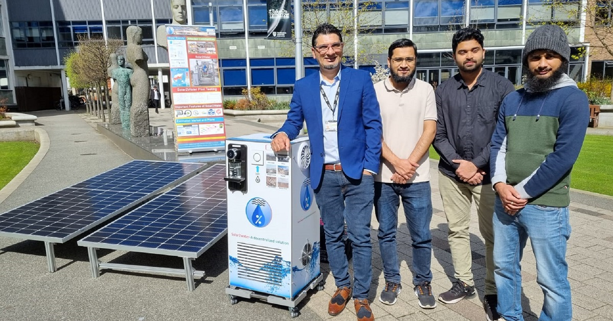 New portable system produces drinking water from just air and sunlight